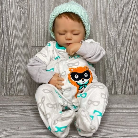 Toys | Reborn Style Baby Doll Bundle Preemie Size Adorable Brown Haired ...